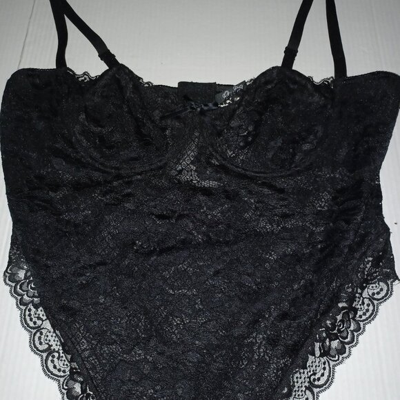 oh la la cheri | Tops | Oh La La Cheri Lace Teddy Lingerie Bodysuit ...